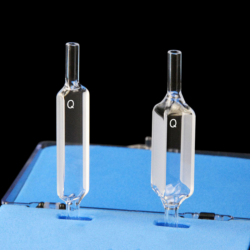 (VLM24) 0.7mL Flow Cell, Tube OD 4mm, Height 78mm, 4 Windows, Lightpath ...