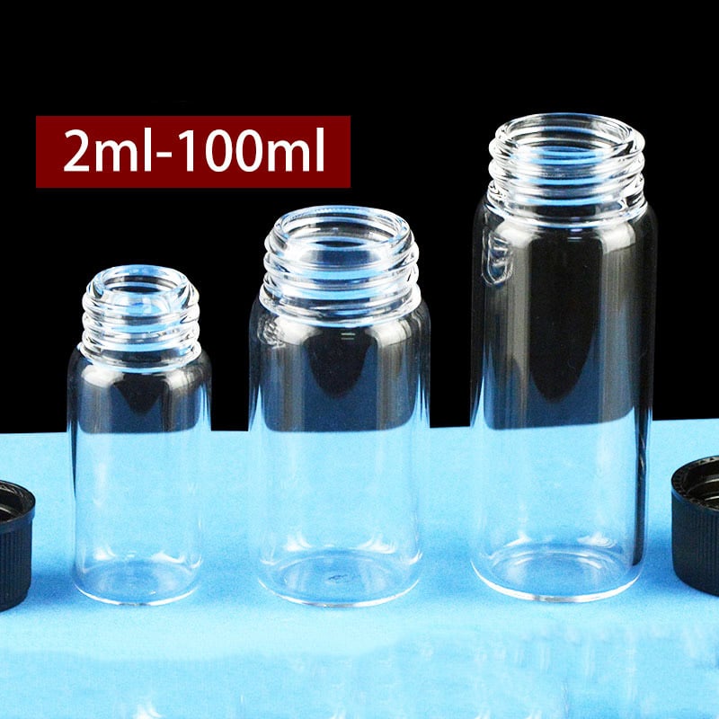 (VSQV20) 20mL Screw Vial, Quartz, DxH 28x58 mm | Qvarz LLC