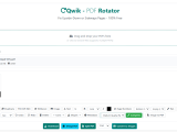 Free Pdf Rotator Online Rotate Pdf And Save Qwikpdf