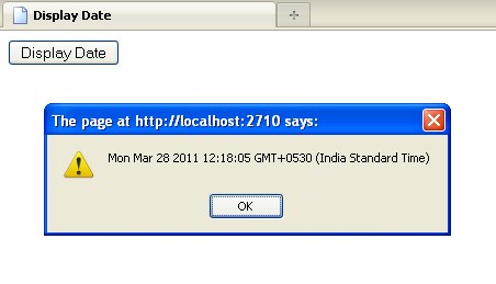 Date alert using javascript | Ram..