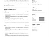 Full Stack Developer Resume Templates For A Perfect Job