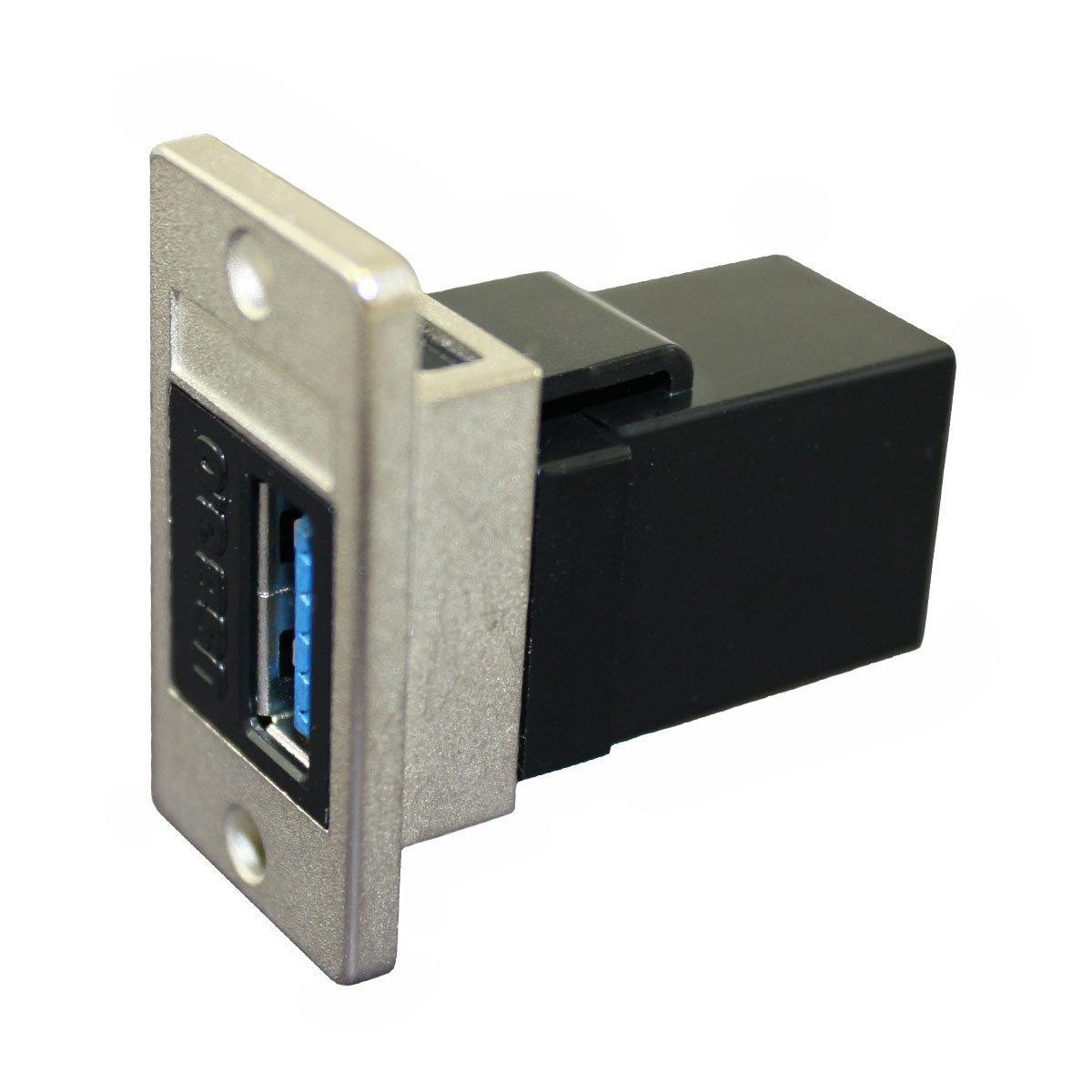 L-com Style USB 3.0 AA Panel Coupler, Female - Female CDF-USB3AA ...