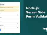Nodejs Server Side Form Validation Using Express Validator Body Parser