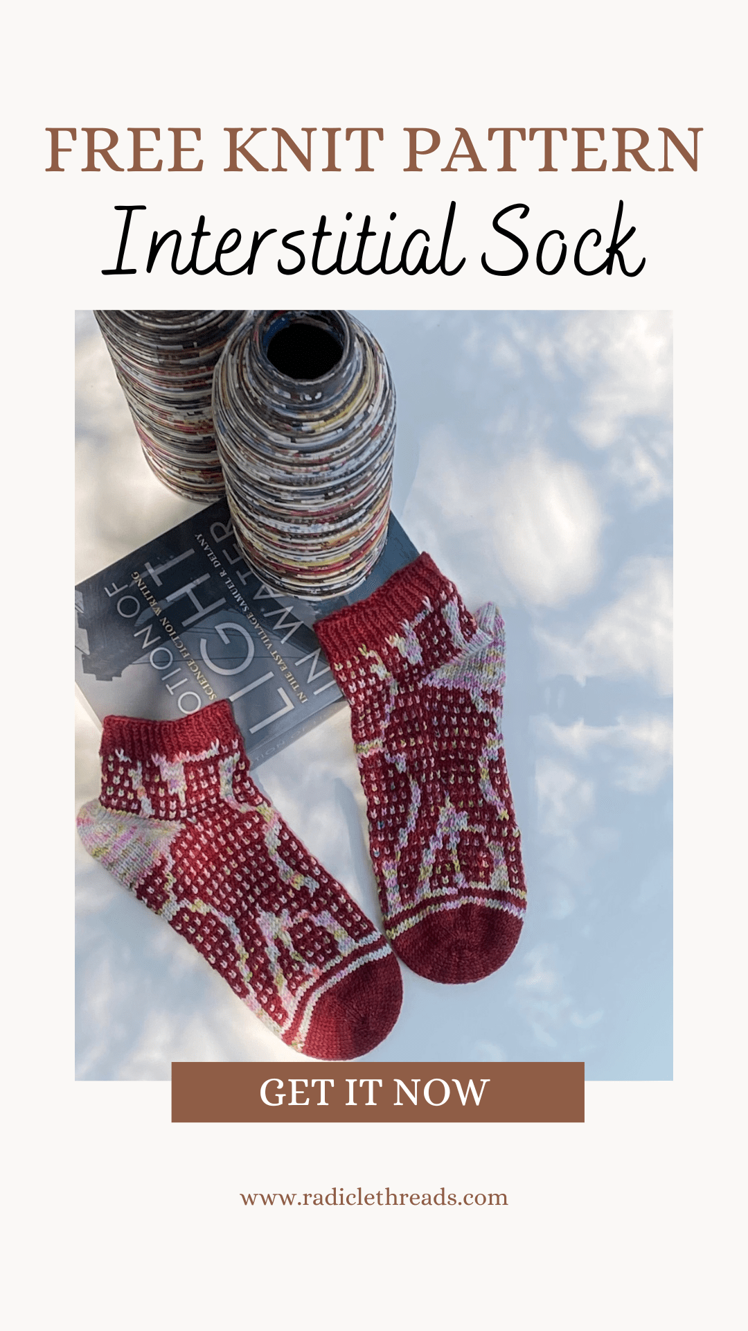 Radicle ThreadsFree Interstitial Sock Pattern