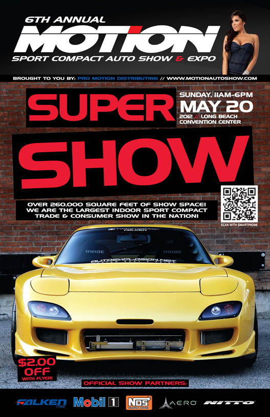 Motion Auto Show Ticket Giveaway - Rafu Shimpo