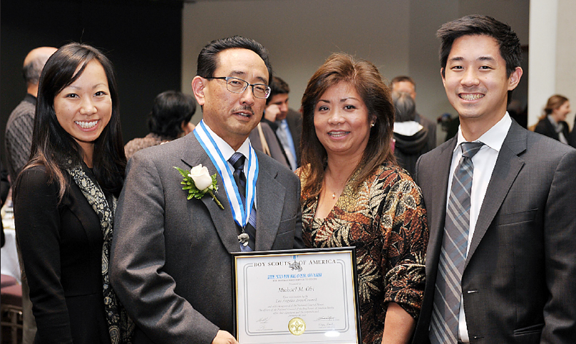 Nishi Hongwanji Scout Leader Honored - Rafu Shimpo