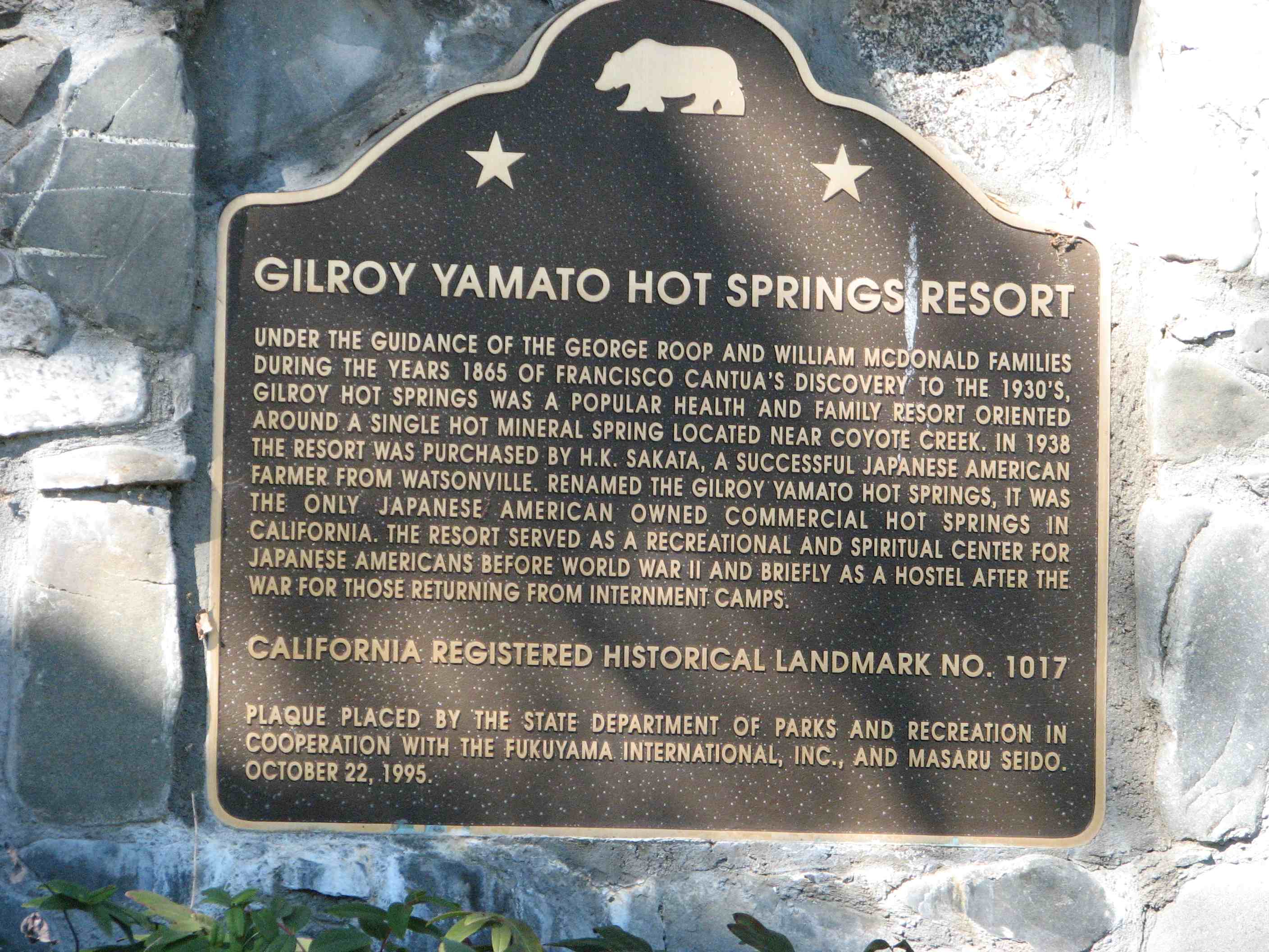 Family Event at Gilroy Yamato Hot Springs Site - Rafu Shimpo