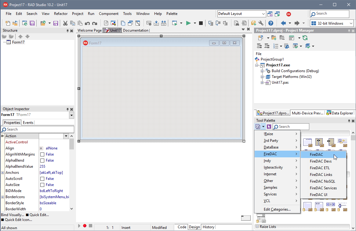 Palette Menu | Raize Software