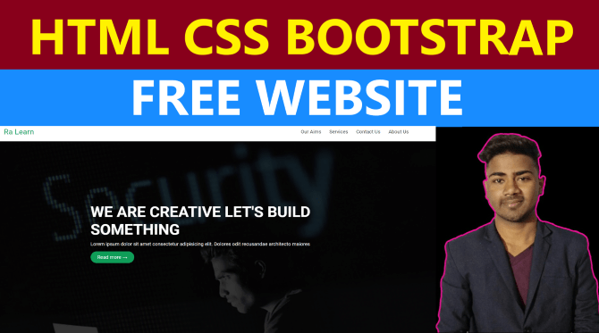 HTML CSS Create Responsive Website With Source Code
