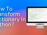 How To Transform Dictionary In Python Ramberk