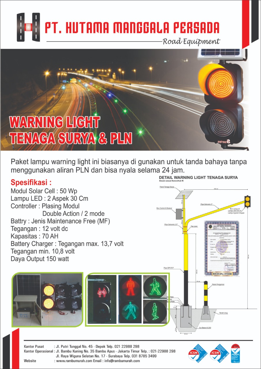 spesifikasi-warning-light - PABRIK RAMBU & PABRIK CAT MARKA