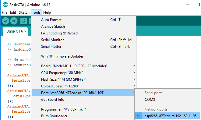 Esp8266 Ota With Arduino Ide Random Nerd Tutorials