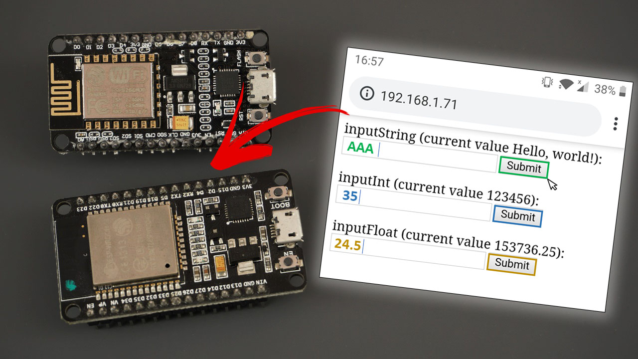 Input Data On Html Form Esp32esp8266 Web Server Arduino Ide Random Nerd Tutorials 