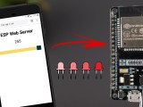 Esp32 Web Server With Slider Control Led Brightness Pwm Random