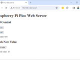 Raspberry Pi Pico W Asynchronous Web Server Micropython Random