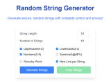 Random String Generator Secure String Creation Tool