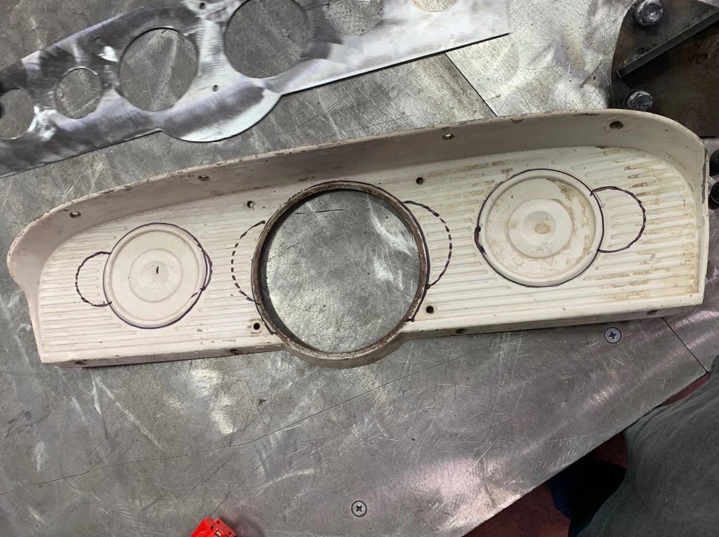 1961 1966 F 100 And F 250 Dash Insert Range Industries