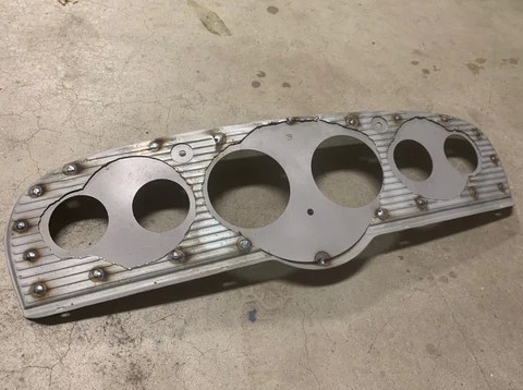 1961 1966 F 100 And F 250 Dash Insert Range Industries