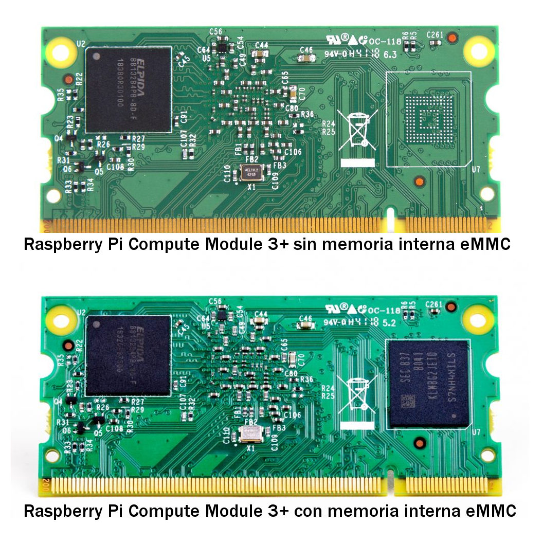 Nueva Raspberry Pi Compute Module 3+ CM3+ — Raspberry para torpes