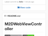 Github 0x0c M2dwebviewcontroller Simple Built In Web View Controller