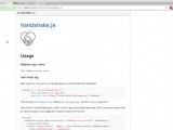 Github Handshakejs Handshakejs Script Open Source Javascript Api For