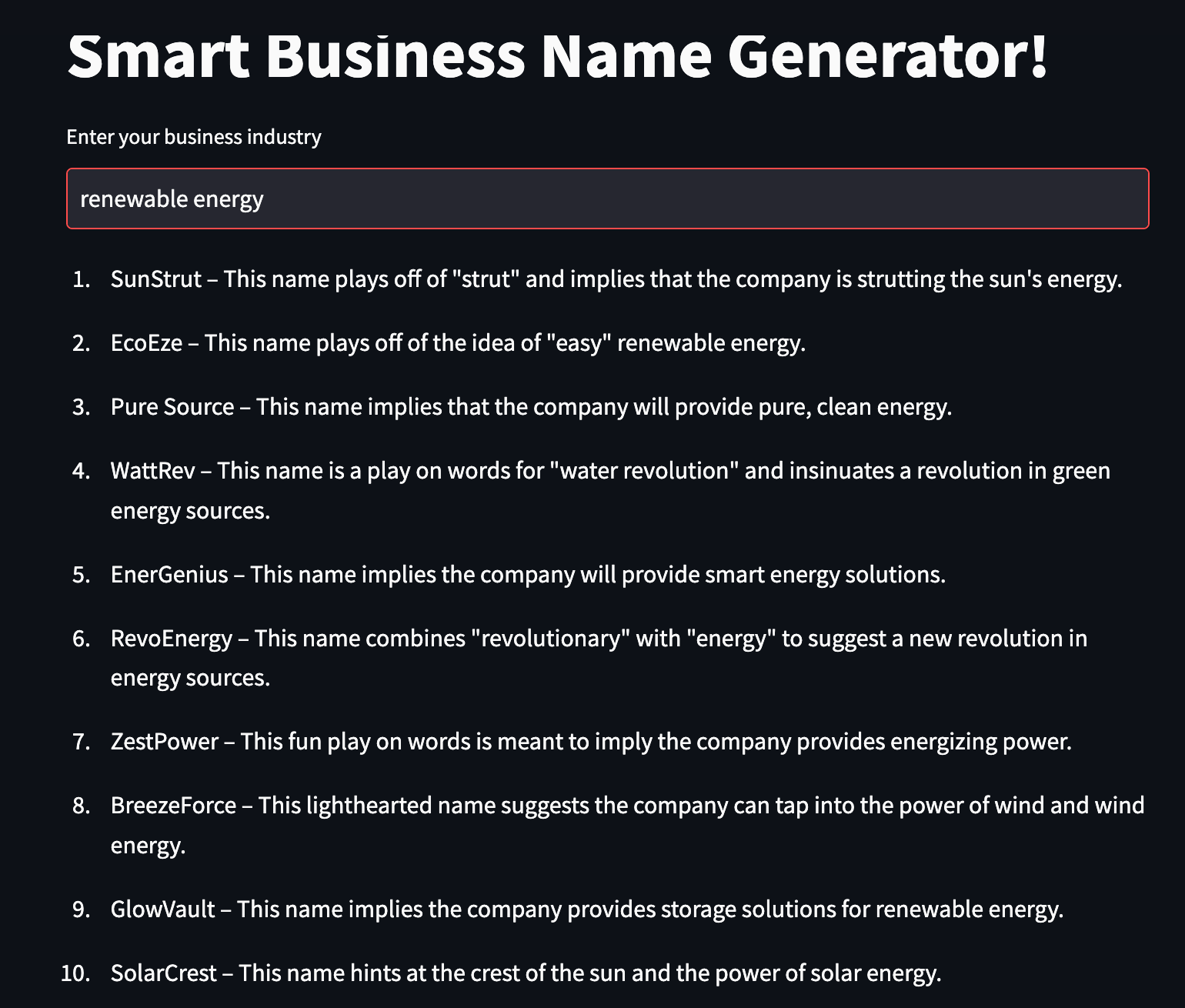 Github Ksheerasagar17 Streamlit Gpt3 Business Name Generator This