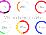 Github Matibot Mbcircularprogressbar A Circular Animatable Highly