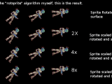 Rotationsprite Scale Small Sprites And Rotate Sprites Without Color