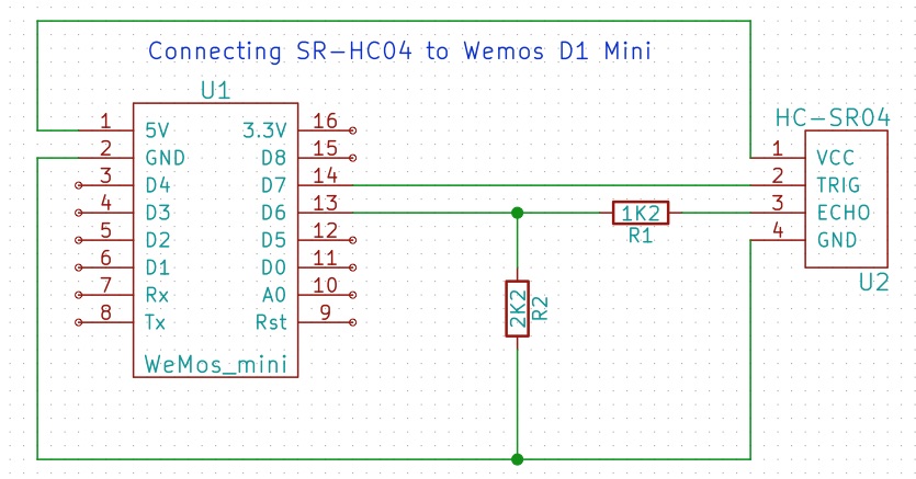 Hc Sr04 Ultrasonic Sensor Circuit Diagram
