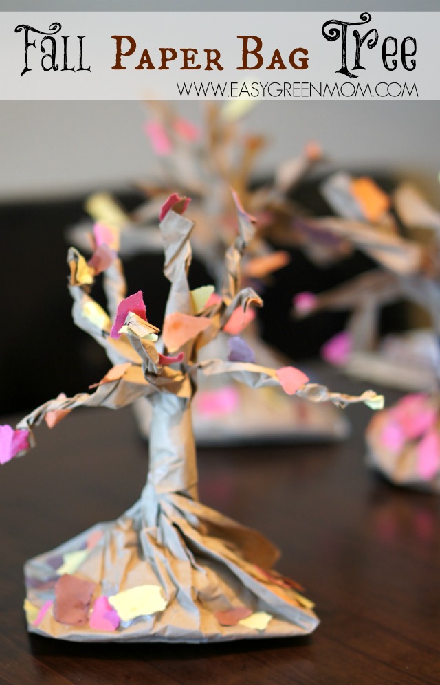 Fall Paper Bag Tree Craft - Perfect & EasyToddler/ Kid Autumn Craft