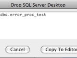 Ms Sql Server Drop Procedure