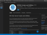 Mssql Scripts And Utilities Visual Studio Marketplace