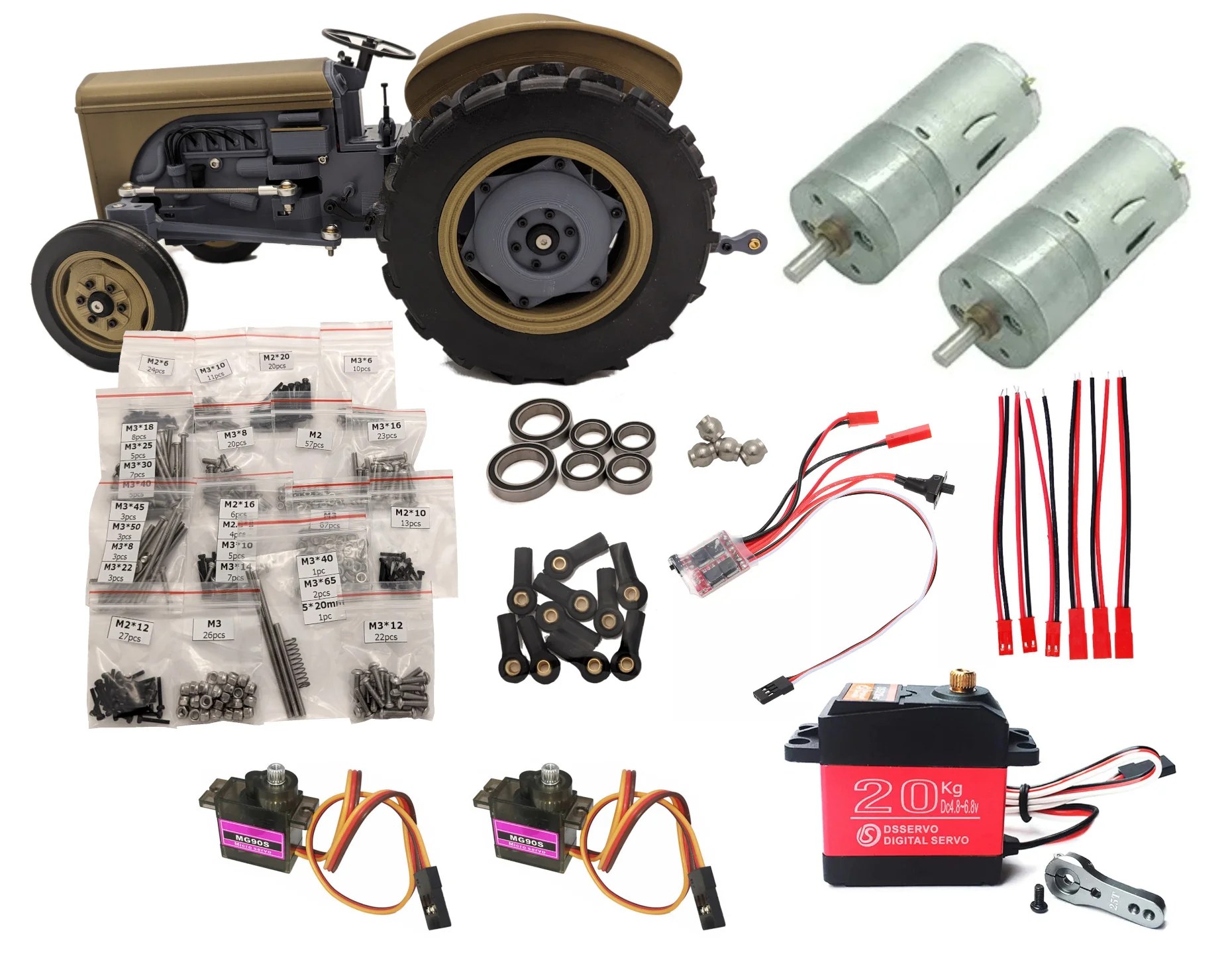 Openrc Tractor Mk3 Tea20 Build Kits Rc Printer