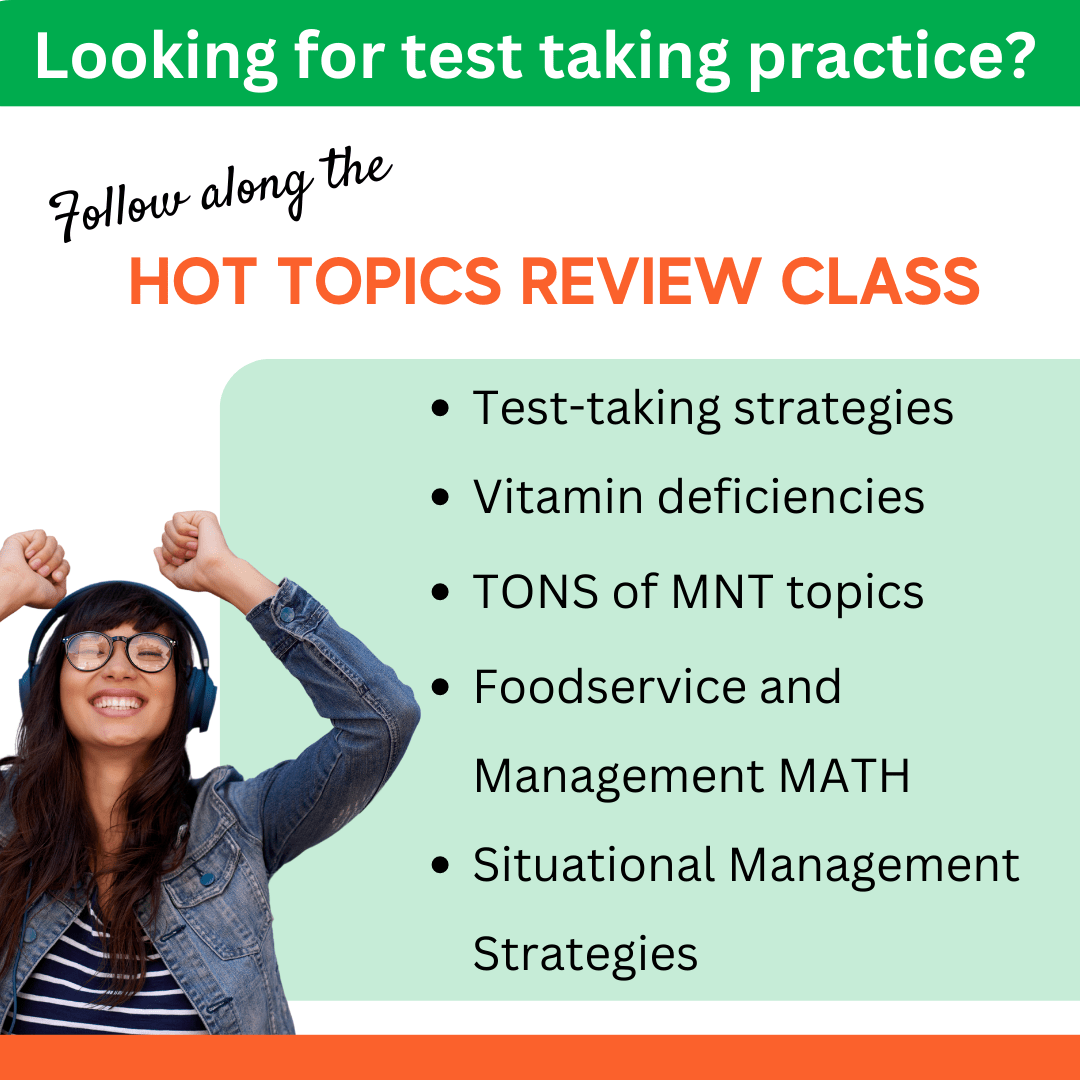 HOT TOPICS Review class | RD BOOT CAMP