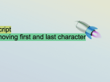 Removing First And Last Character From A String In Javascript Reactgo