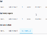 React Menu Buttons