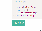 A Lightweight And Simple Tooltip Component For React