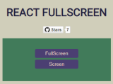 Create Full Screen Pages Using React