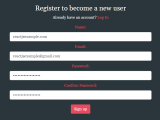 Signup React Js Examples