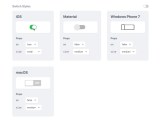Draggable Toggle Switch Component For React