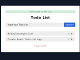 A Highly Testable Todolist App That Uses React Hooks And Context