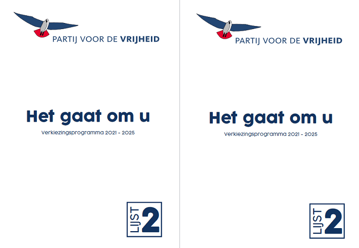 ‘Het gaat om u’: PVV met uitgebreid verkiezingsprogramma naar kiezers ...