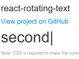 React Rotating Text Component Reactscript