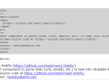 React Component To Parse Urls Into Links React Linkify Reactscript