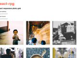 Responsive Photo Grid Component For React React Rpg Reactscript