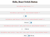 Basic Switch Style Toggle Button For React Reactscript