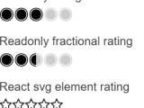 Rating React Component With Custom Symbols Reactscript