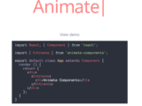 Animate Components For React Reactscript