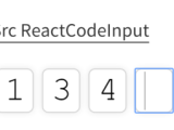 React Code Input Component Reactscript