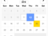 Accessible React Preact Calendar Component Recal Reactscript